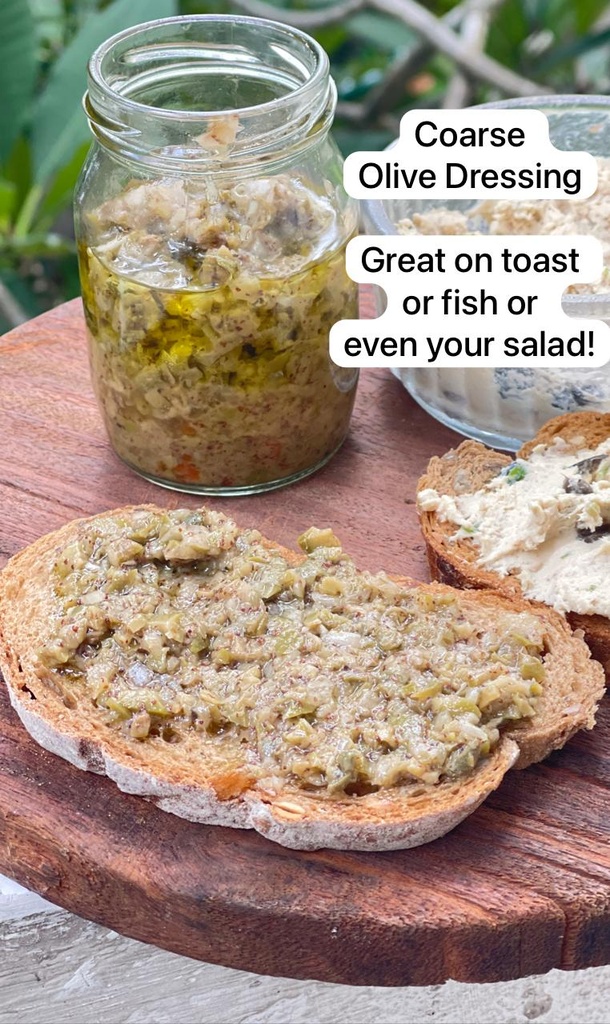 Coarse Olive spread | Gusta Web Shop